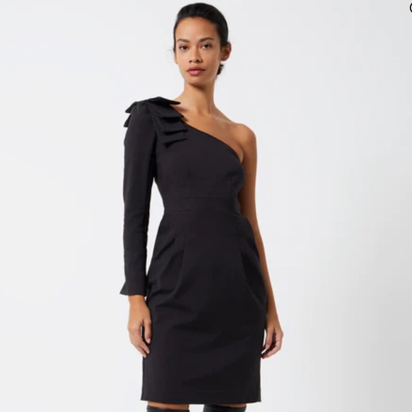 French Connection | Dresses | French Connection Lolo Stretch Asymmetric ...